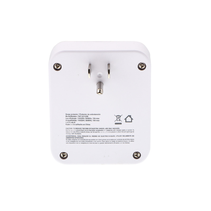 Forza Power Technologies FWT-221USB supresor de picos Blanco 2 salidas AC 110 - 220 V » Bigcom